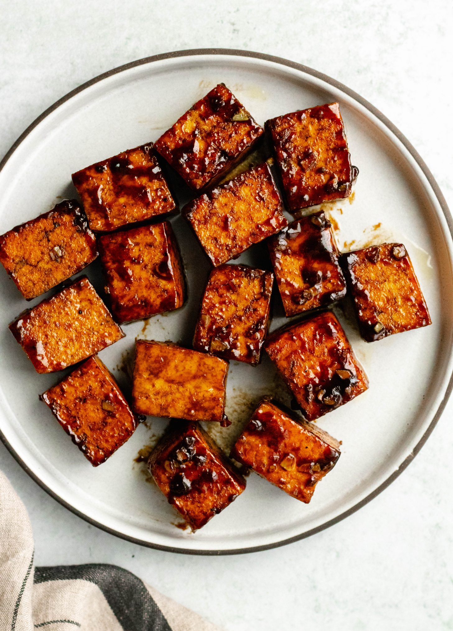 20-Minute Honey Balsamic Tofu • Daisybeet