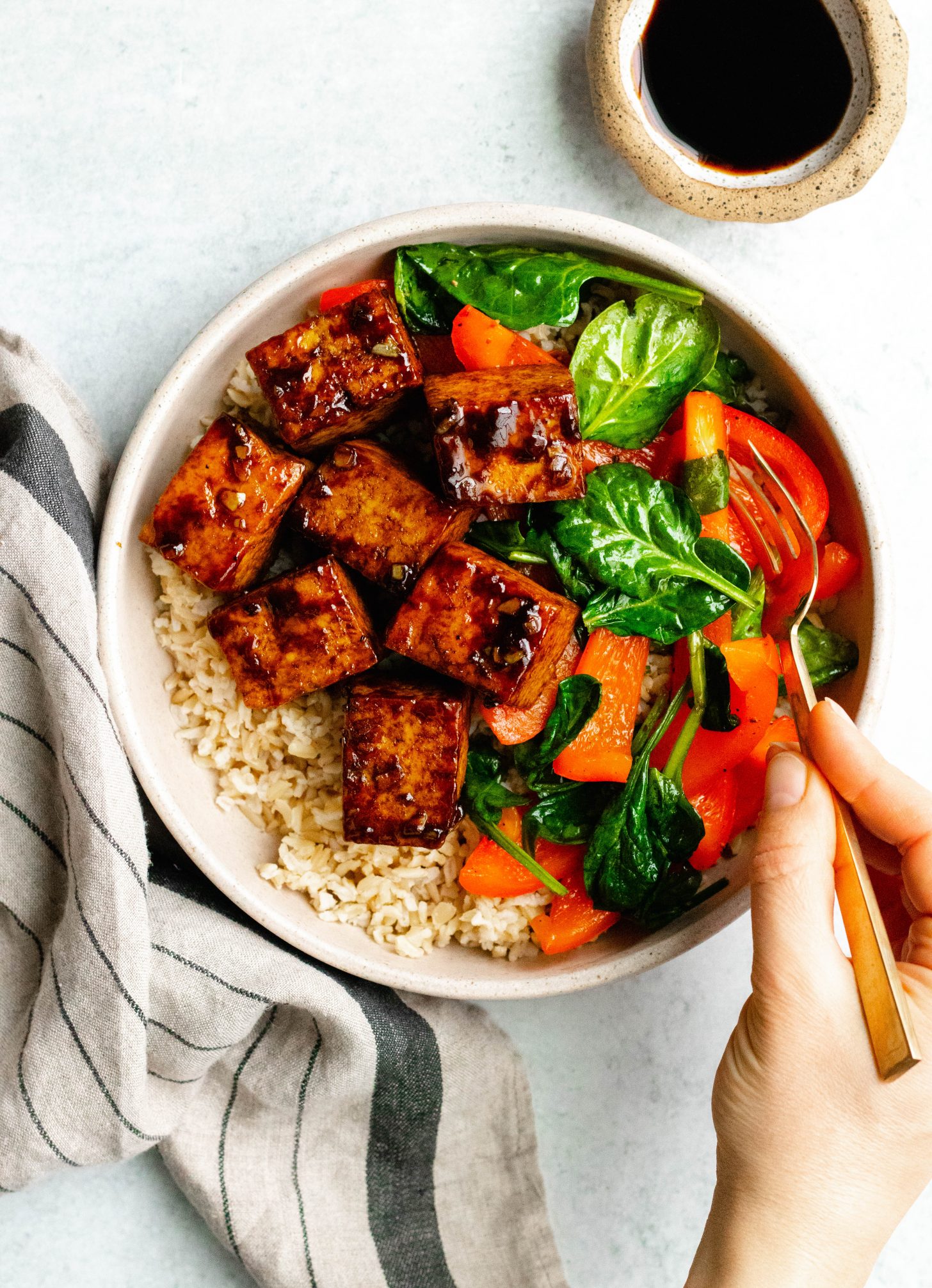 20-Minute Honey Balsamic Tofu • Daisybeet