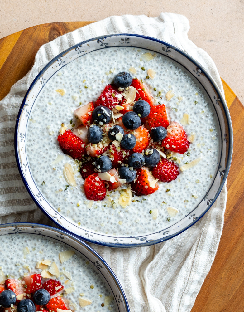 High Protein Greek Yogurt Chia Seed Pudding • Daisybeet