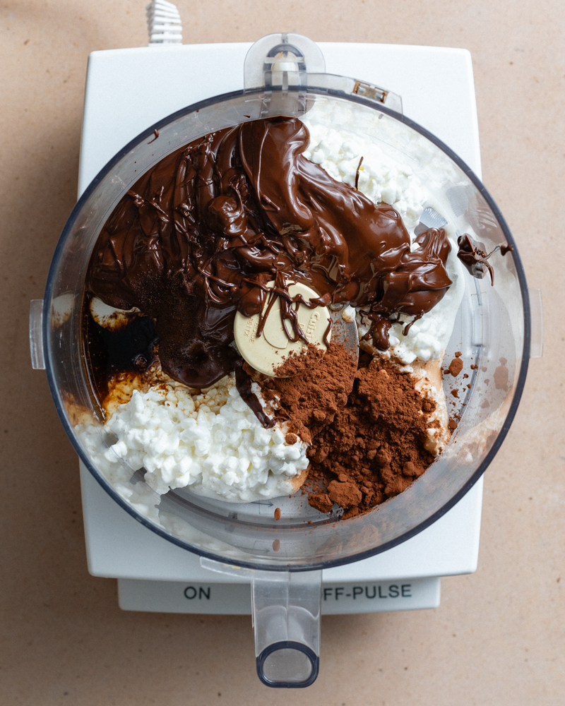 Whipped Cottage Cheese Chocolate Mousse • Daisybeet